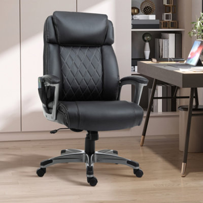 Vinsetto Vibration Massage Executive Chair High Back w/ Adjustable ...