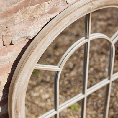 Vintage Arch Mirror Decorative Wall Mounted Outdoor Garden Mirror ...