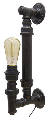 steampunk wall light