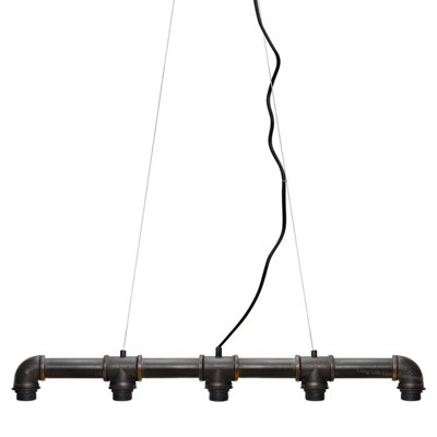 Vintage Industrial Waterpipe Ceiling Light Rustic Copper Metal Water ...