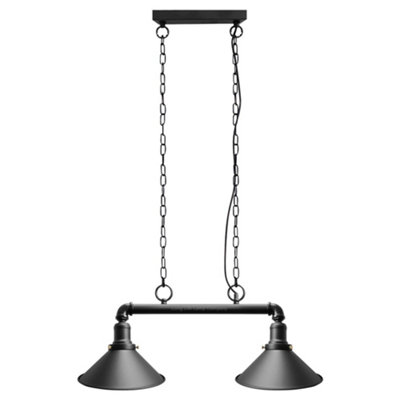 Vintage Retro Industrial Water Pipe Ceiling Light M0194