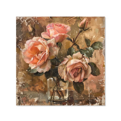 Vintage Roses Kitchen Splashback