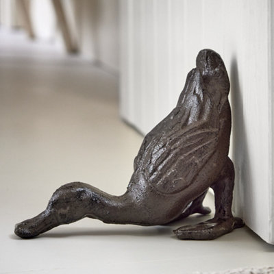 Vintage Style Antique Door Stopper Cast Iron Diving Duck Decorative ...