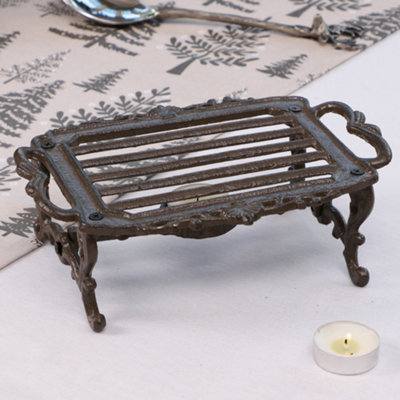 Vintage Style Cast Iron Hot Plate with Single Tealight Holder | DIY at B&Q