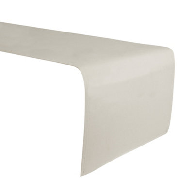 Vintage Style Extra Large Natural Cotton Plain Table Runner 220cm