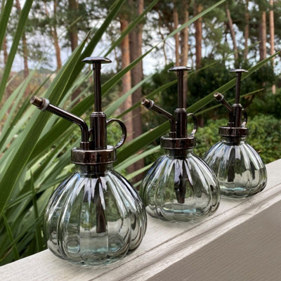 Vintage Style House Plant Glass Water Mister (Pack of 3) | DIY at B&Q