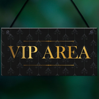 Vintage Style VIP AREA Sign For Bar Pub Club Man Cave Home Bar Home Decor