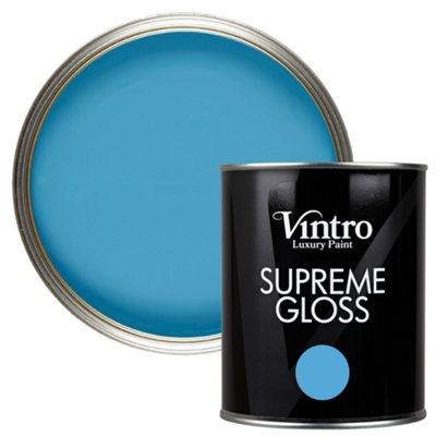Vintro Gloss Blue 1L Walls, Ceilings, Metal & Wood (Trinity)