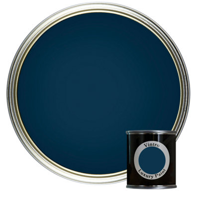 Vintro Luxury Matt Emulsion Blacky Blue, Multi Surface Paint for Walls ...