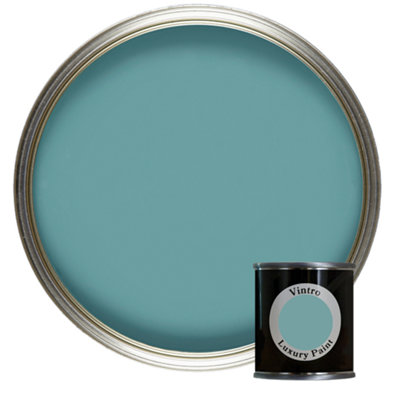 Vintro Luxury Matt Emulsion Blue, Multi Surface Paint for Walls ...