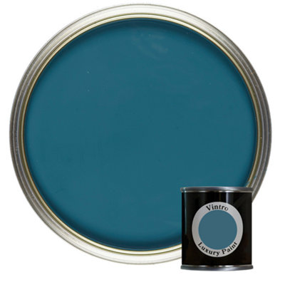 Vintro Luxury Matt Emulsion Blue, Multi Surface Paint for Walls ...