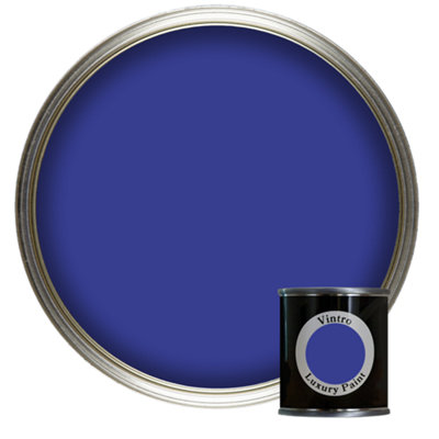 Vintro Luxury Matt Emulsion Blue, Multi Surface Paint for Walls ...