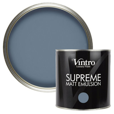 Vintro Luxury Matt Emulsion Blue Multi Surface Paint for Walls ...