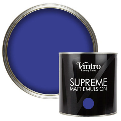Vintro Luxury Matt Emulsion Blue Multi Surface Paint for Walls ...