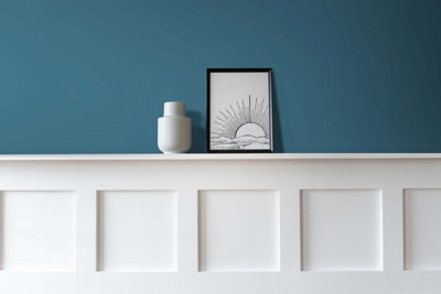 Vintro Luxury Matt Emulsion Blue , Smooth Chalky Finish, Multi Surface ...