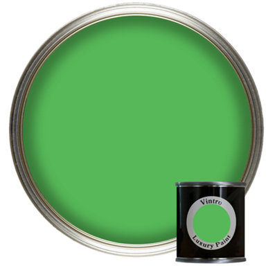 Vintro Luxury Matt Emulsion Bright Green, Multi Surface Paint for Walls ...