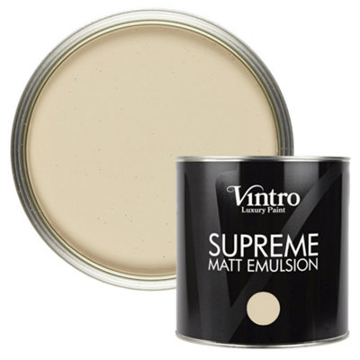 Vintro Luxury Matt Emulsion Caramel, Multi Surface Paint for Walls ...