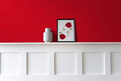 Vintro Luxury Matt Emulsion Crimson Red Multi Surface Paint for Walls ...