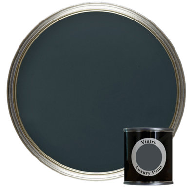 Vintro Luxury Matt Emulsion Dark Grey, Multi Surface Paint for Walls ...