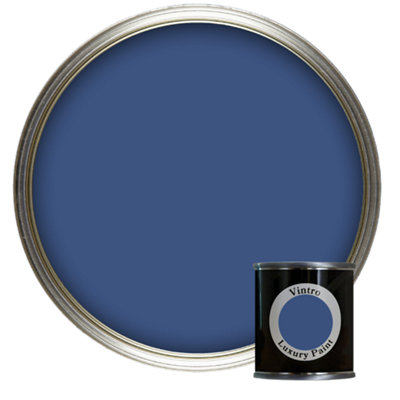 Vintro Luxury Matt Emulsion Deep Blue, Multi Surface Paint for Walls ...
