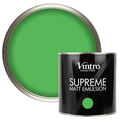 Vintro Luxury Matt Emulsion Green, Multi Surface Paint for Walls ...