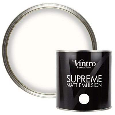 Vintro Luxury Matt Emulsion Off-White, Multi Surface Paint for Walls ...