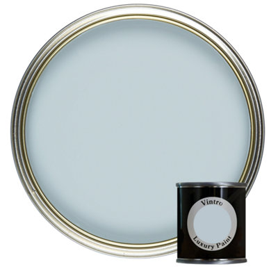 Vintro Luxury Matt Emulsion Pale Blue, Multi Surface Paint for Walls ...