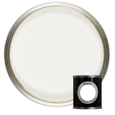 Vintro Luxury Matt Emulsion Pure White, Multi Surface Paint for Walls, Ceilings & Wood- 125ml ...