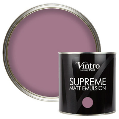 Vintro Luxury Matt Emulsion Purple, Multi Surface Paint for Walls ...