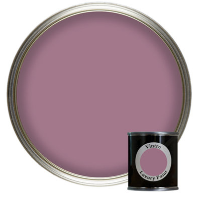Vintro Matt Emulsion Purple Tester Pot - 125ml (Wild Heather)