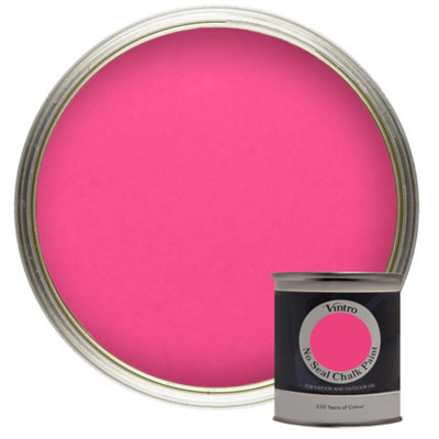 Vintro No Seal Chalk Paint Bright Pink Interior & Exterior For ...
