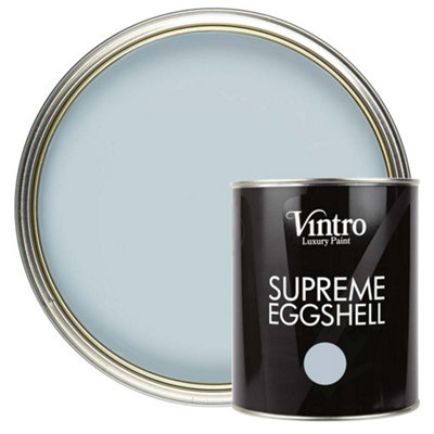 Vintro Paint Blue-Grey Eggshell for Walls Wood Trim Satin Furniture ...