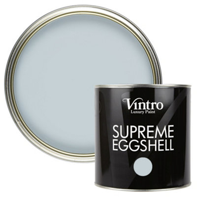 Vintro Paint Blue-Grey Eggshell for Walls Wood Trim Satin Furniture ...