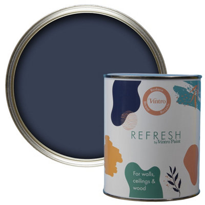 Vintro Paint Refresh Navy Blue Matt Finish for Furniture, Walls, or ...