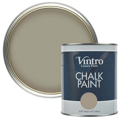 Vintro Stone Brown Chalk Paint/Furniture Paint Matt Finish 1 Litre ...
