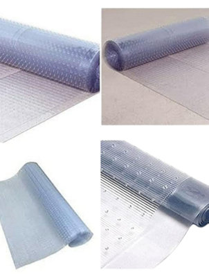 Vinyl Carpet Protector - Clear Plastic Floor Mat Runner - 1feet