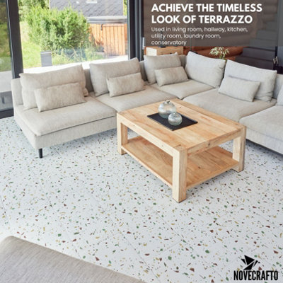 Vinyl Floor Tiles Self Adhesive - 30 Pack Covers 59.9 sqft (5.57 sqm ...