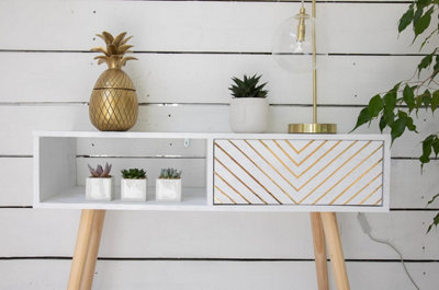 vinyl wrap Concrete white stone effect 45 cm x 2 m, sticky back plastic ...