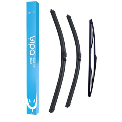 Vipa Wiper Blade Set fits: FORD FOCUS MK2 Hatchback Mar 2006 to Jan 2011