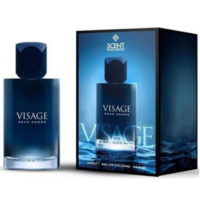 Visage Pour Homme Eau de Cologne for Men 100ml Fresh Woody Fragrance ...