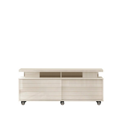 Vision, widescreen TV unit, gloss white