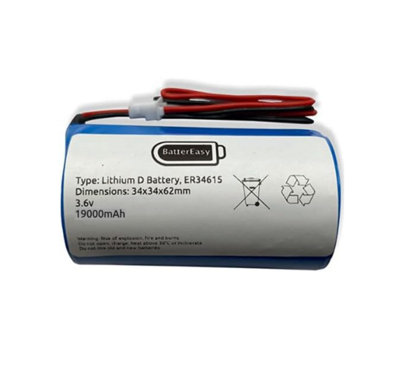 Visonic Powermax Battery for MCS-710, MCS-720, MCS-730, 3.6v Siren ...