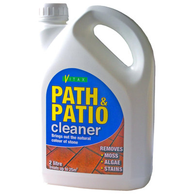 Buy Vitax 2L Path and Patio Cleaner Removes Moss Algae & Stains New at B&Q