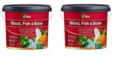 Vitax Blood, Fish & Bone Fertiliser 10Kg Pack of 2