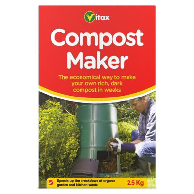 Vitax Compost Maker 2.5kg - Econimical way to make Rich, Dark Compost