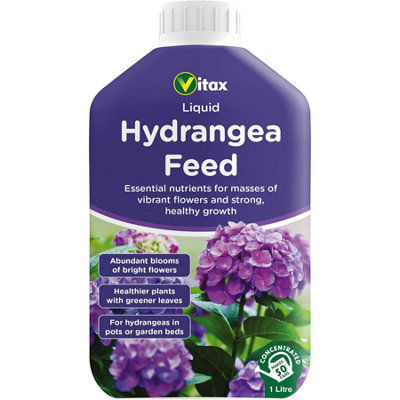 Vitax Liquid Hydrangea Feed 1L Specialist Concentrated Fertilizer with ...