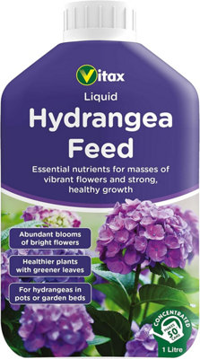 Buy Vitax Liquid Hydrangea Feed Plant Fertiliser Improves Plant Health Growth 1L | DIY at B&Q