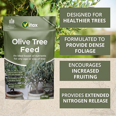 Vitax Olive Tree Feed Organic-Based Fertilizer for Healthy Growth ...