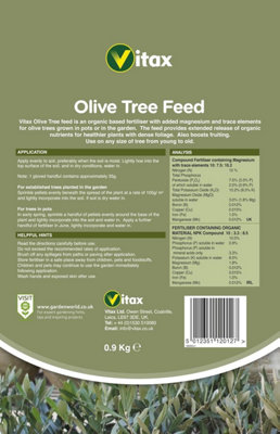 Vitax Olive Tree Feed - Organic Fertilizer Extended nitrogen formula ...