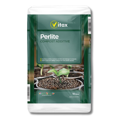 Vitax Perlite 10 Litre Soil Conditioner for Better Aeration Drainage and Root Development